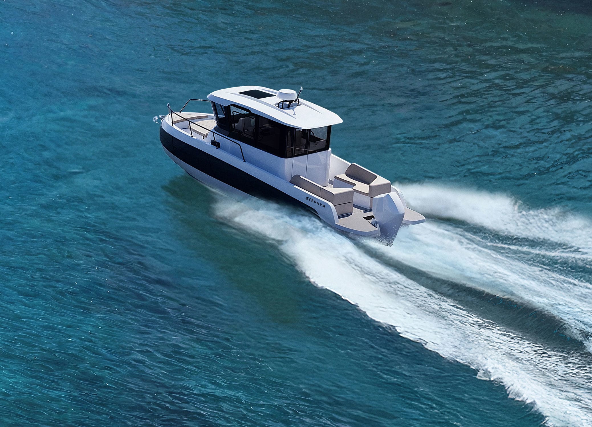 Cabin-cruiser fuoribordo - Z900 CABIN - Zephyr boats - a benzina ...