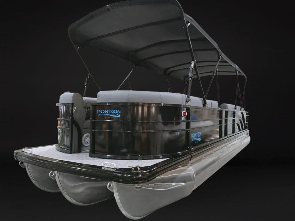 Pontoon boat fuoribordo - FREYA 750 - PONTOON FRANCE - elettrico / con ...