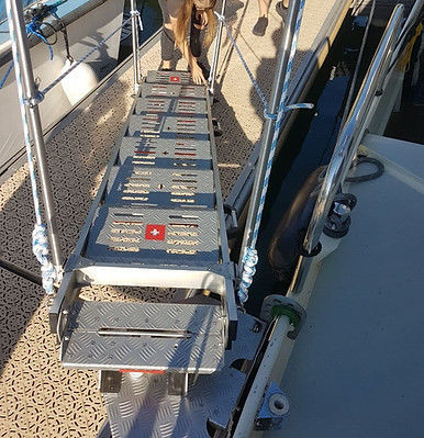 Passerella per barca - S6 - SYT Sea Yachting Tools - scala / manuale