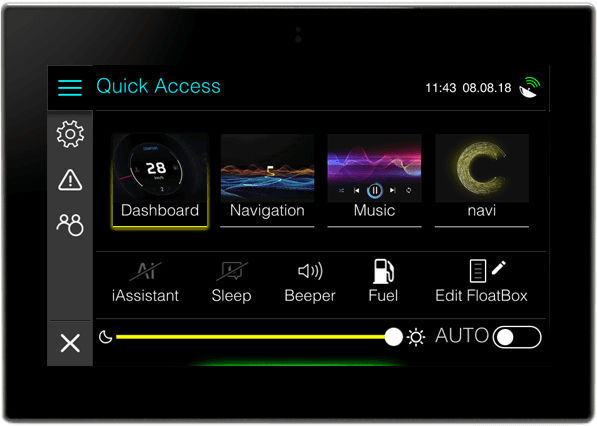 Schermo per barca - Control display 7.0 - Rim Drive Technology ...