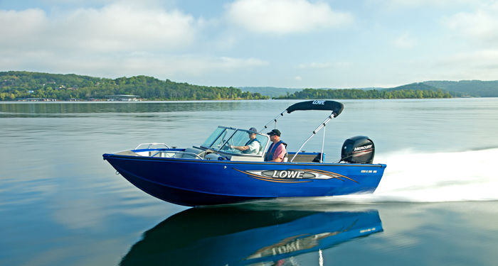 Runabout fuoribordo - FS 185 - Lowe - con dual console / da sci nautico
