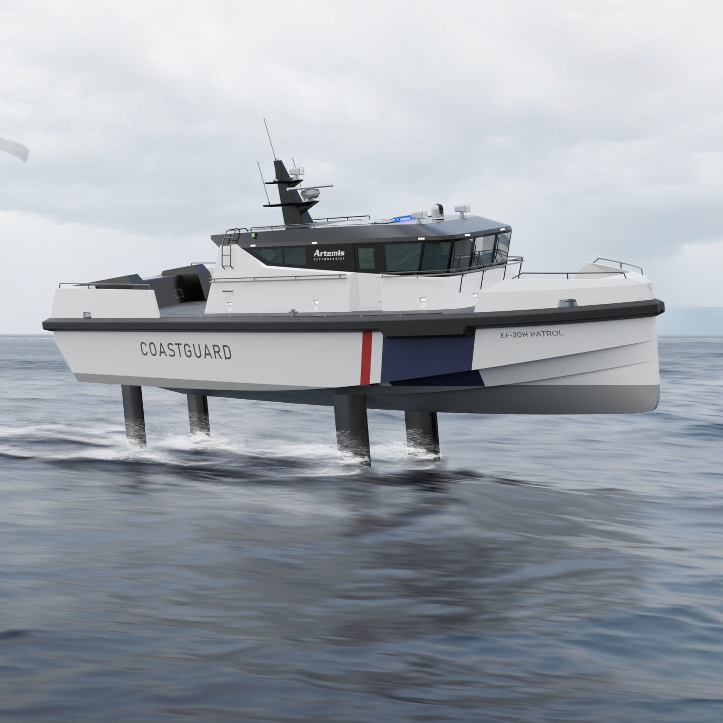 Barca professionale patrol boat - EF-20H - Artemis Technologies ...