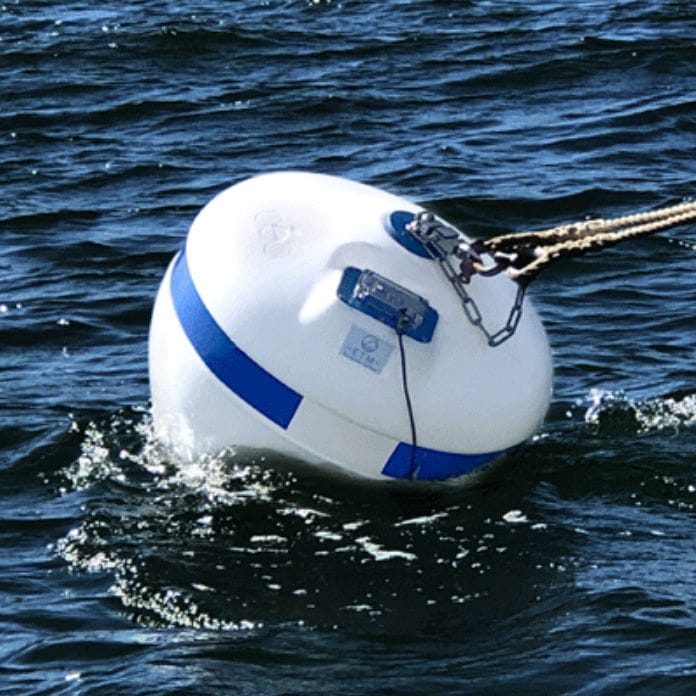 Boa di ancoraggio - BEA - ETM Marine - ovale / bianca / connessa
