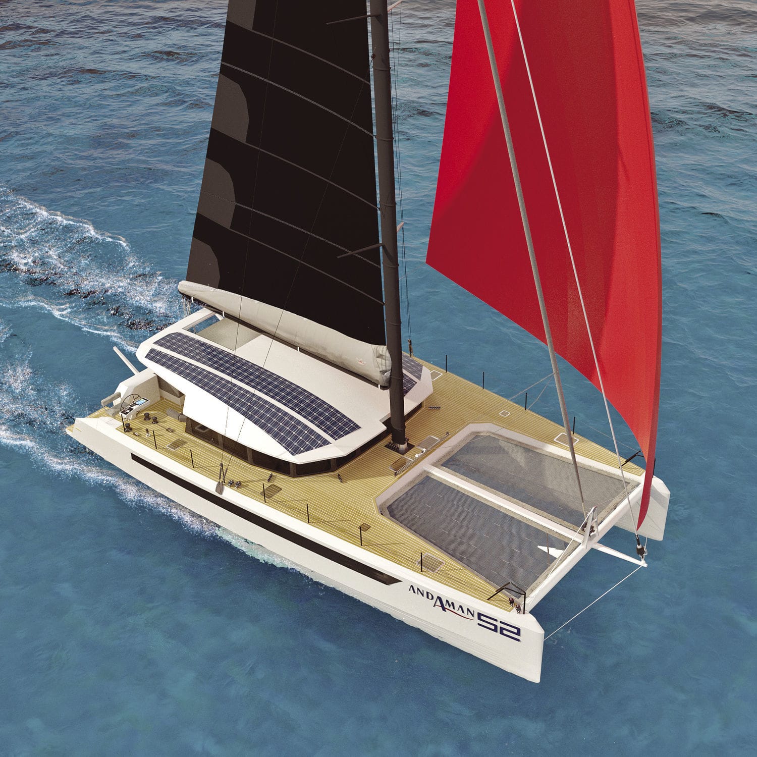 Sailing-yacht catamarano - 52 - ANDAMAN - da crociera rapida / con 4 ...