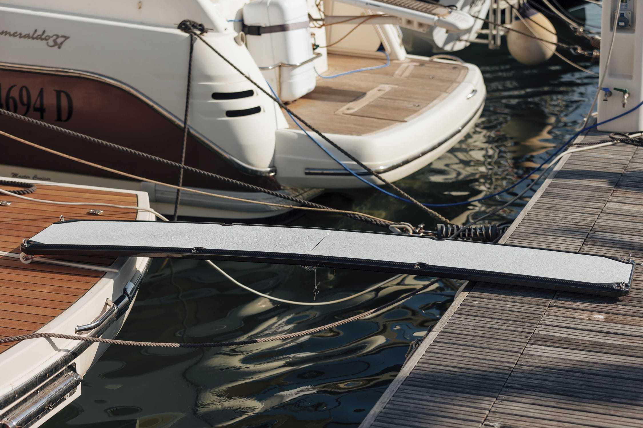 Passerella per barca - EasyWay 280 - Aguacarbon - per yacht / per barca ...