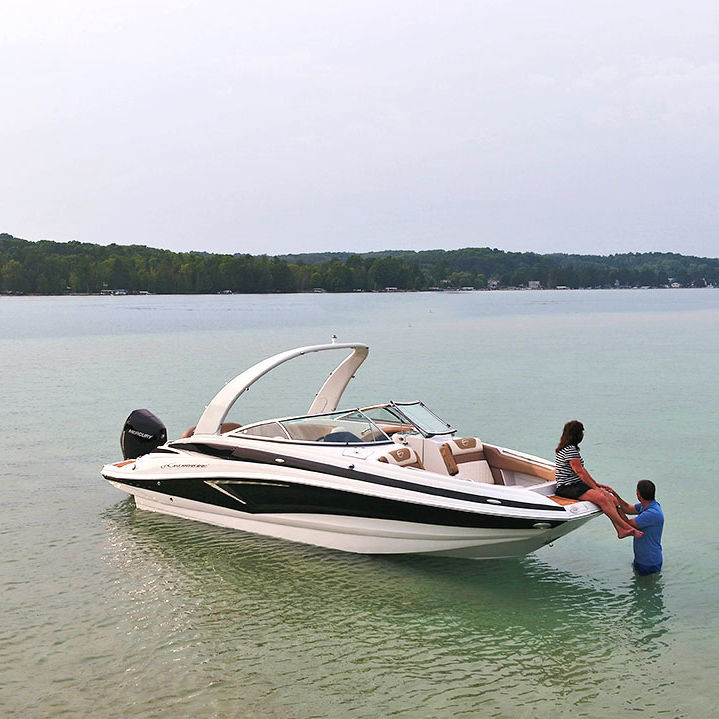 Runabout fuoribordo - E255 XS - Crownline - con dual console / bow ...