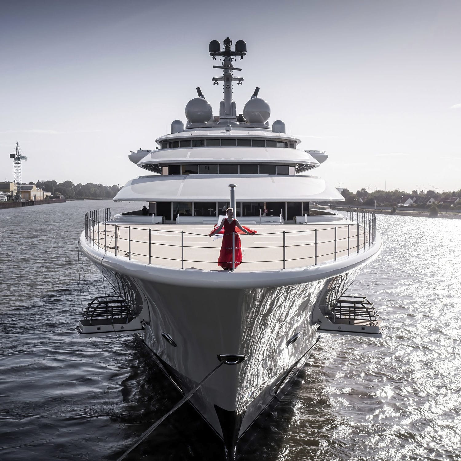 Mega-yacht da crociera - OPERA - Lurssen Yachts - raised pilothouse