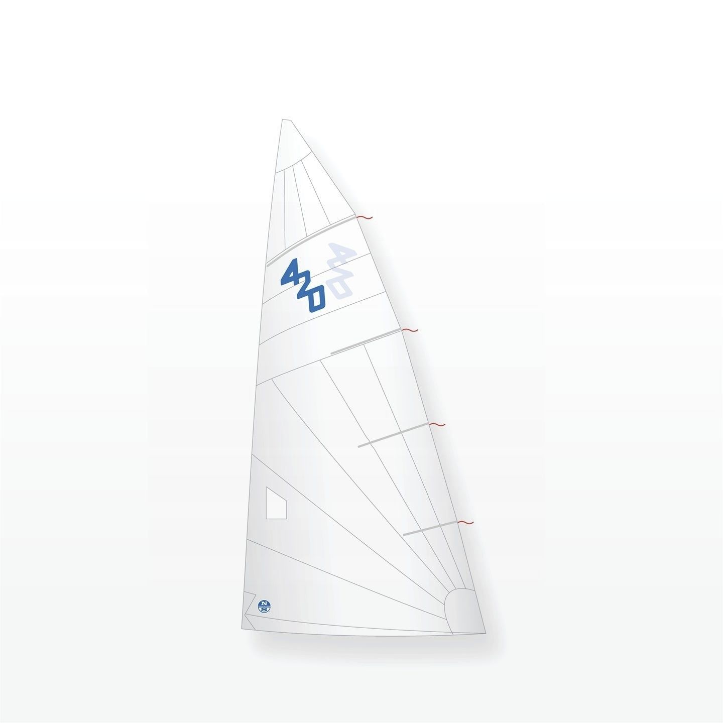 Randa - M-7 - North Sails Sailmaking - per deriva / cross-cut / 420