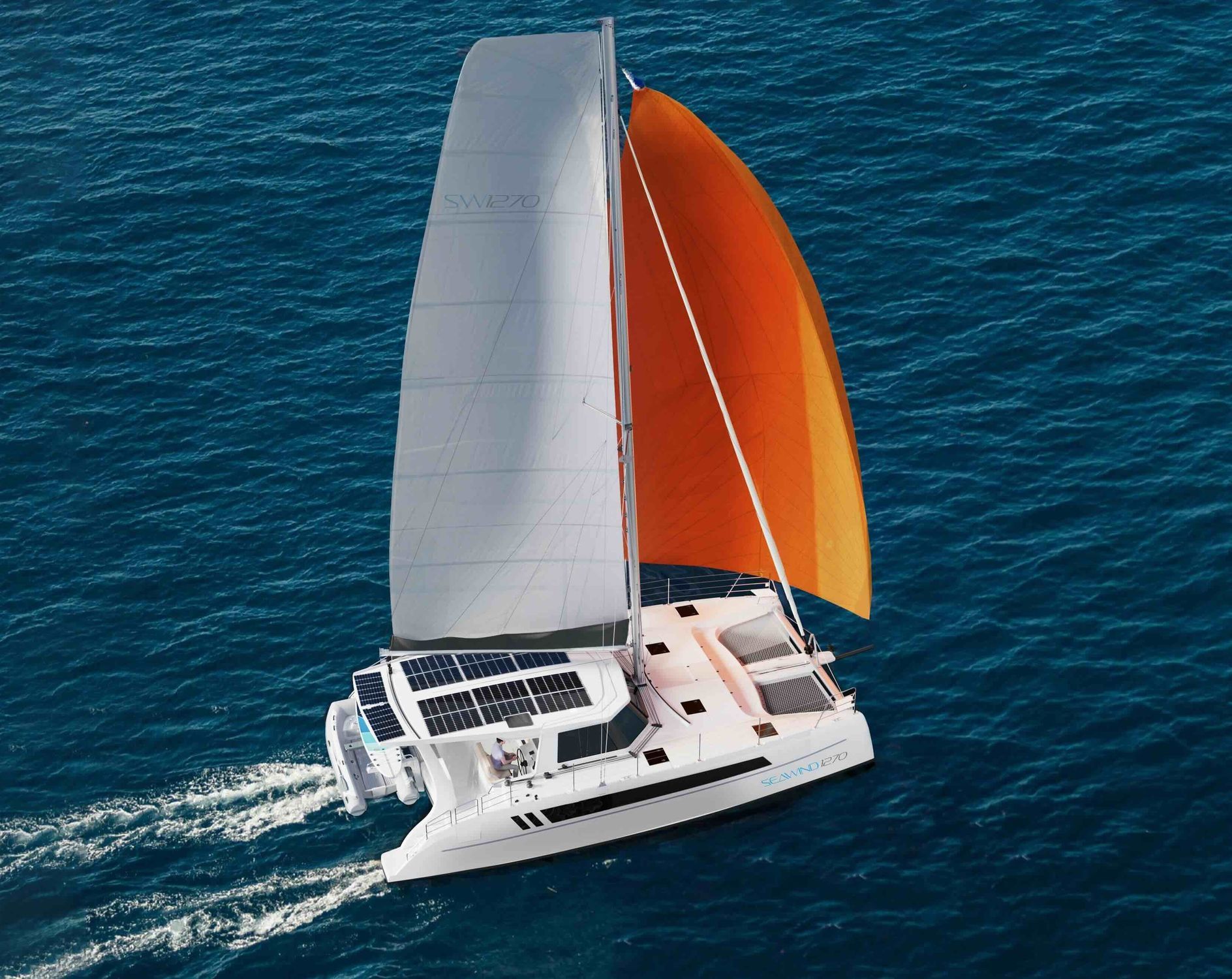 Catamarano - Seawind 1270 - Seawind Catamarans - da crociera / con 3 ...