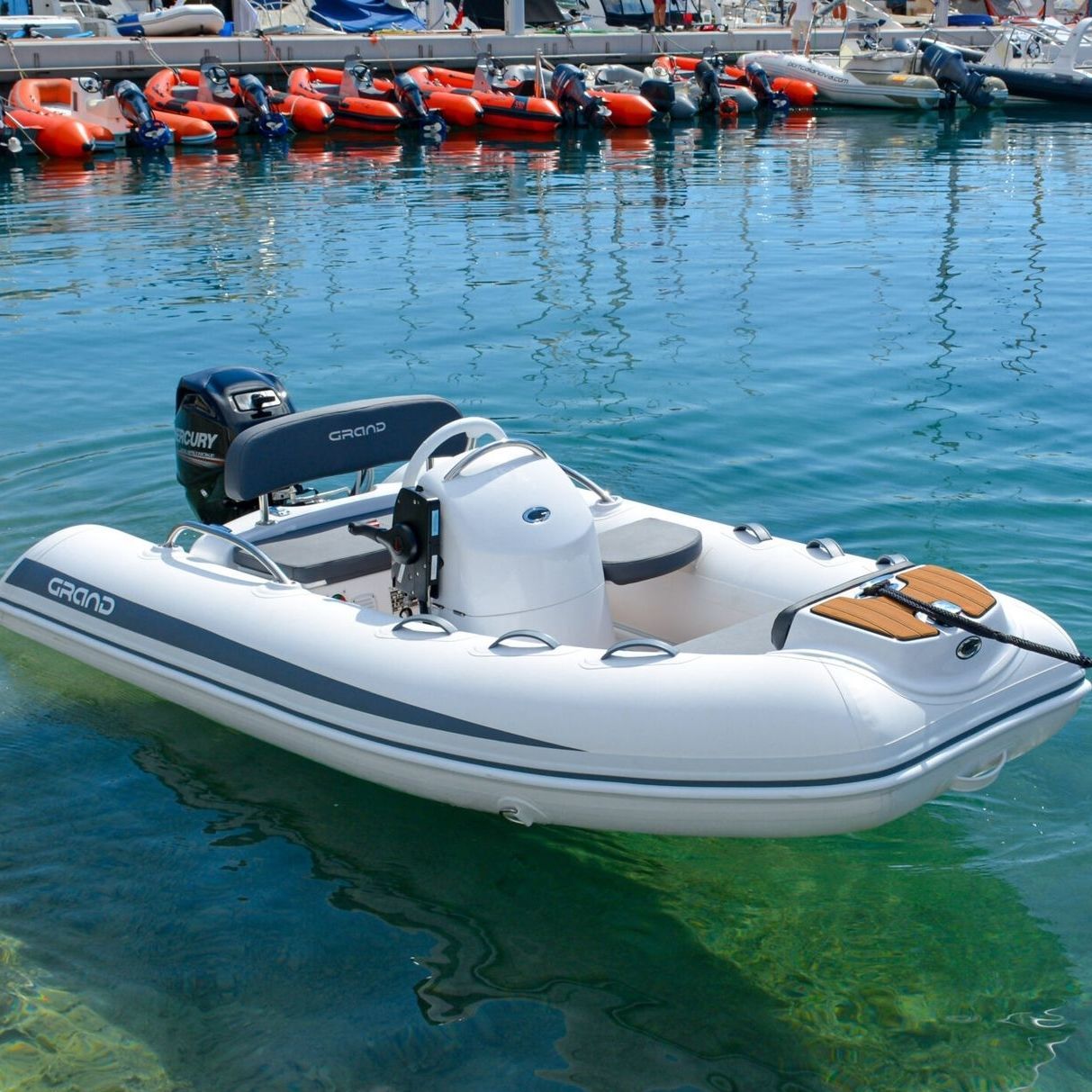 Gommone fuoribordo - G340 - GRAND Inflatable Boats - semirigido / open ...
