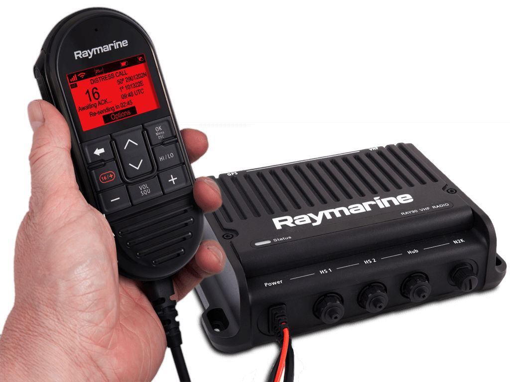 Radio per barca - Ray91 - Raymarine - fissa / VHF / con DSC