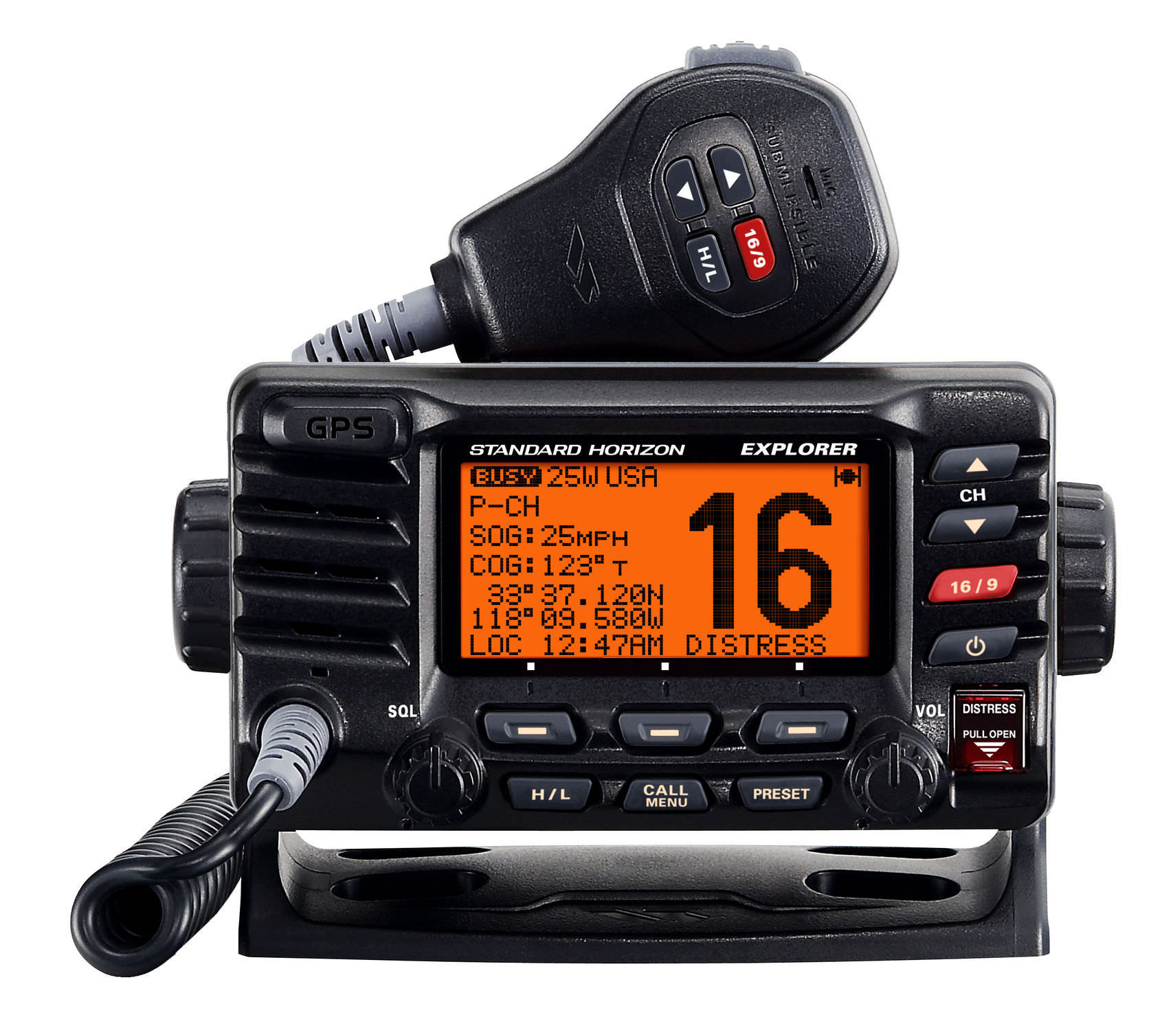 Radio per barca - EXPLORER GX1700 - Standard horizon - fissa / VHF / a ...