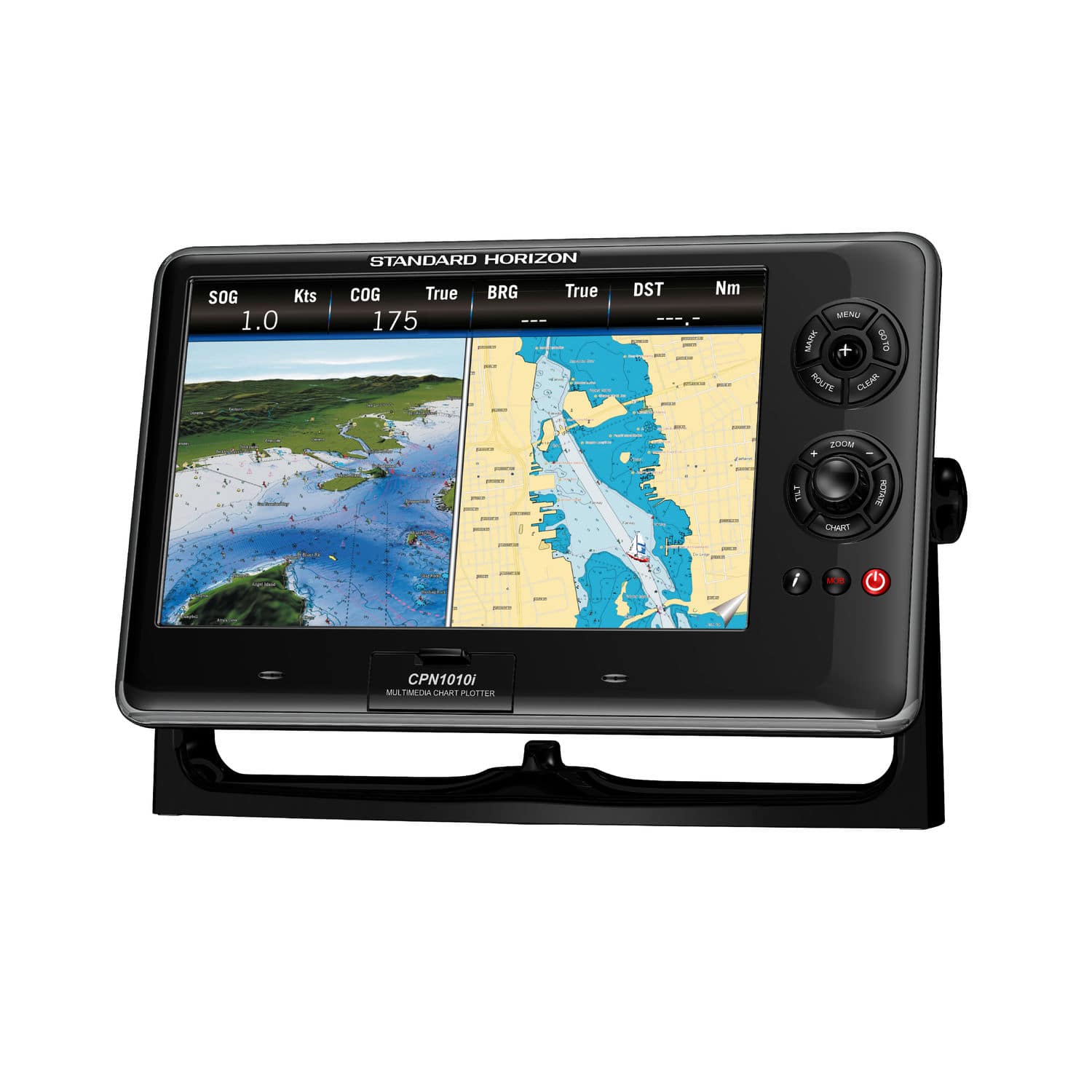 Marino chartplotter - CPN1010i - Standard horizon - radio / AIS / bussola