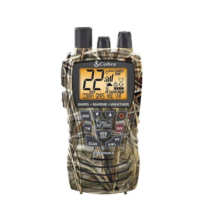 Radio per barca - MR HH450 CAMO - Cobra - portatile / VHF / GMRS