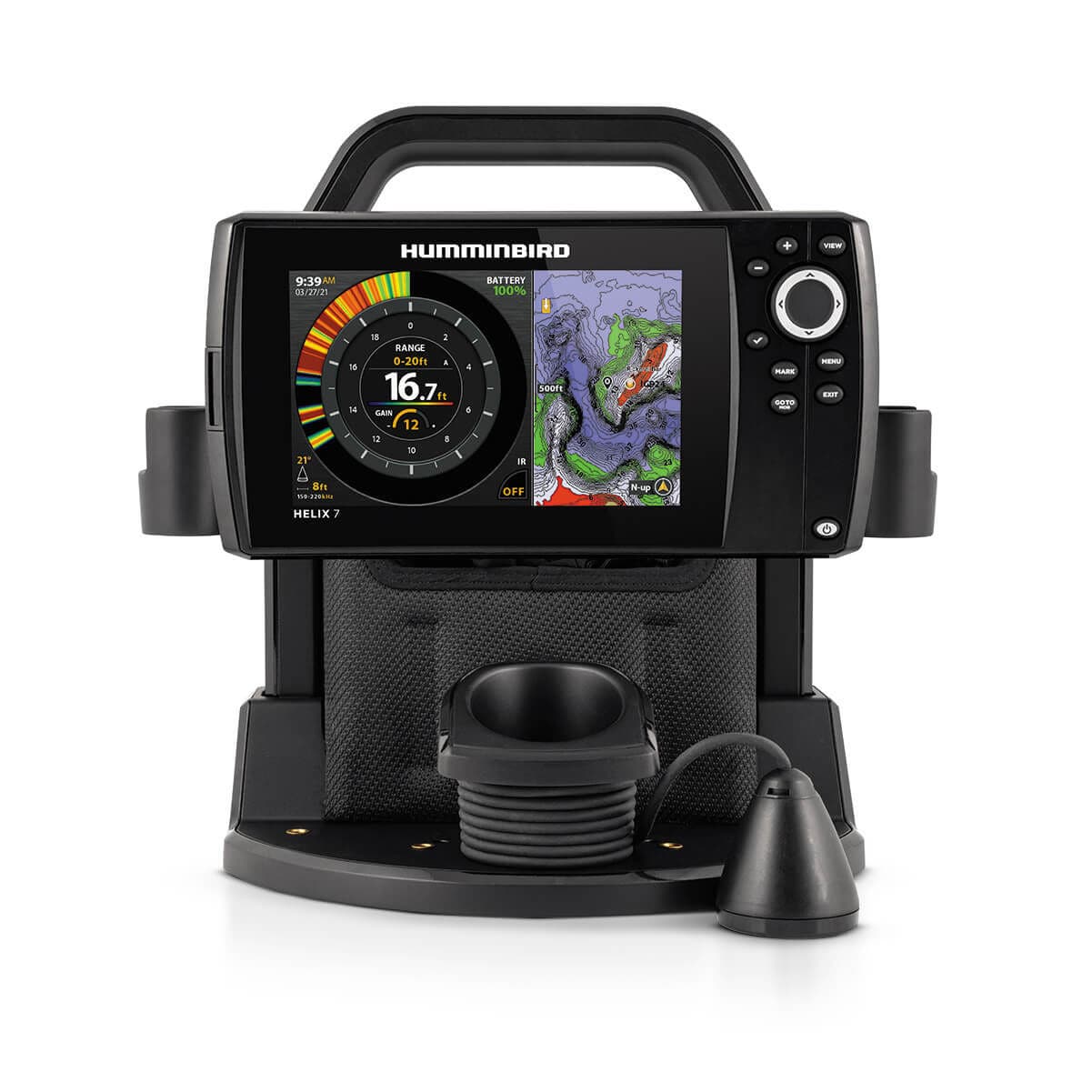 Fishfinder per barca - ICE HELIX 7 GPS G4 - Humminbird - subacqueo / a colori / CHIRP