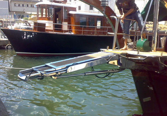 Passerella per barca - EZB-1100 - Ezberci Marine - telescopica ...