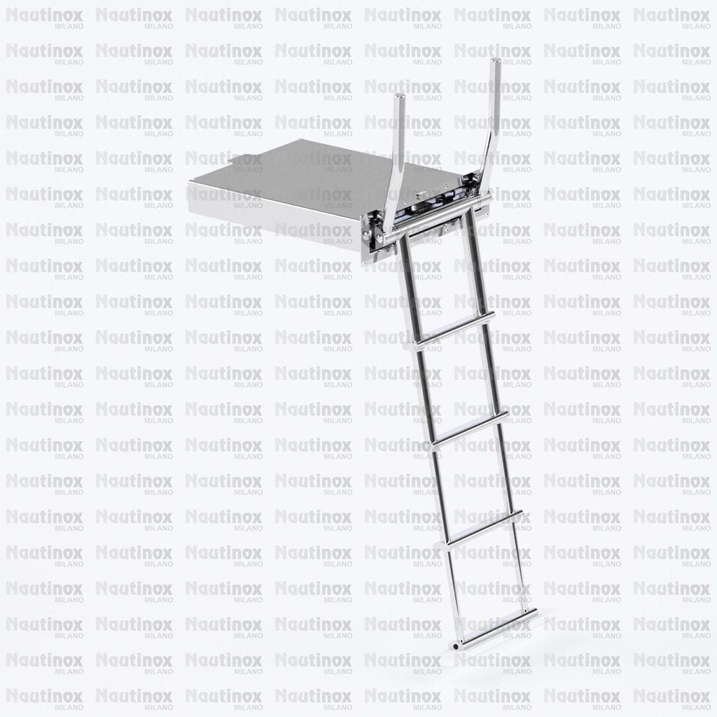 Scaletta da bagno - 2375 - Nautinox - per barca / per yacht / per barca ...