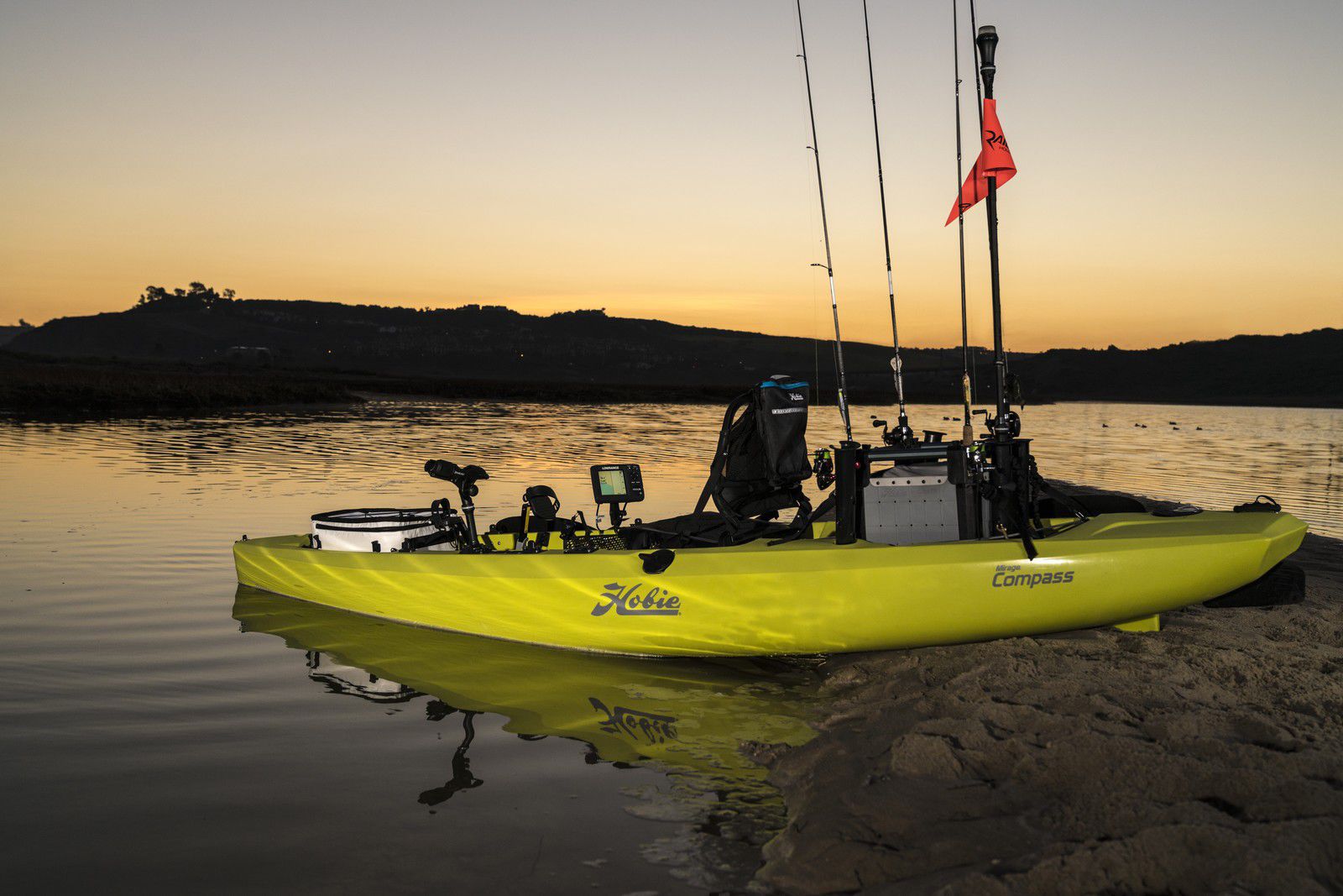 Kayak sit-on-top / rigido / da pesca / 1 posto - MIRAGE COMPASS - Hobie ...