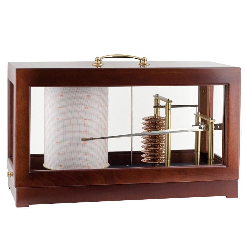 Barografo analogico - GIGANTIC MAHOGANY - Naudet Dourde