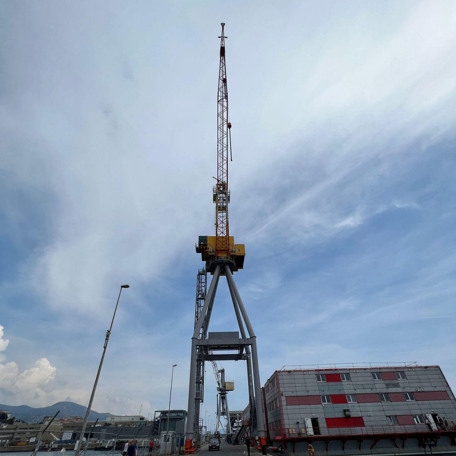 Gru per cantiere navale - RBC 30 - CIMOLAI TECHNOLOGY SPA - con braccio