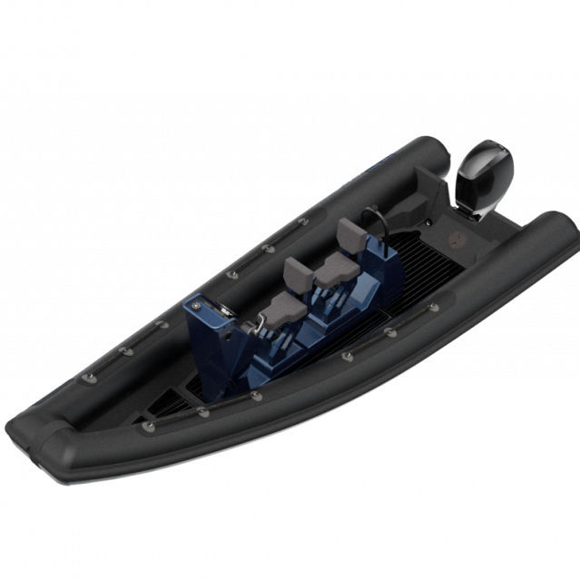 Barca utilitaria - IQ6 - 3D MARINE - fuoribordo / in PVC / con scafo rigido