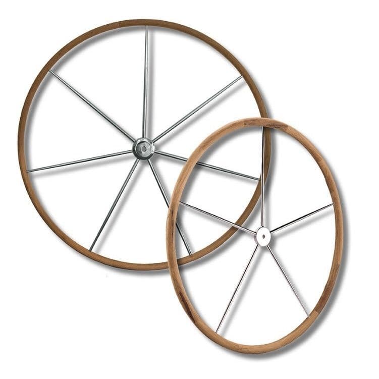 Ruota del timone per barca a vela - Edson Marine - in teak