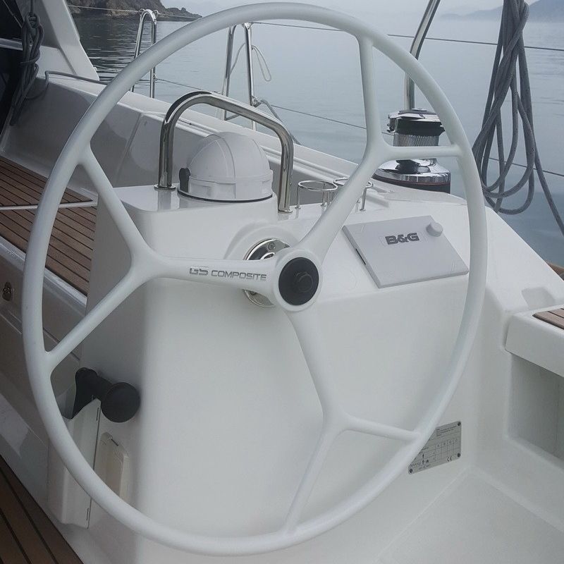 Ruota del timone per barca a vela - 3-spoke - GS Composite