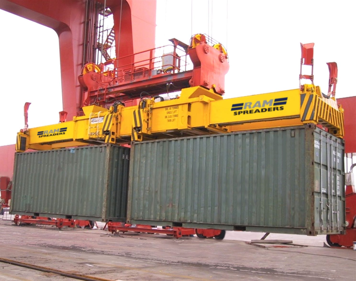 Spreader per portainer di scarico - RAM2900 Series - RAM Spreaders ...