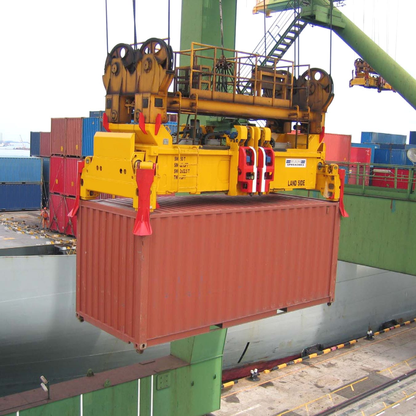 Spreader per portainer di impilamento - 3900 - RAM Spreaders - per ...