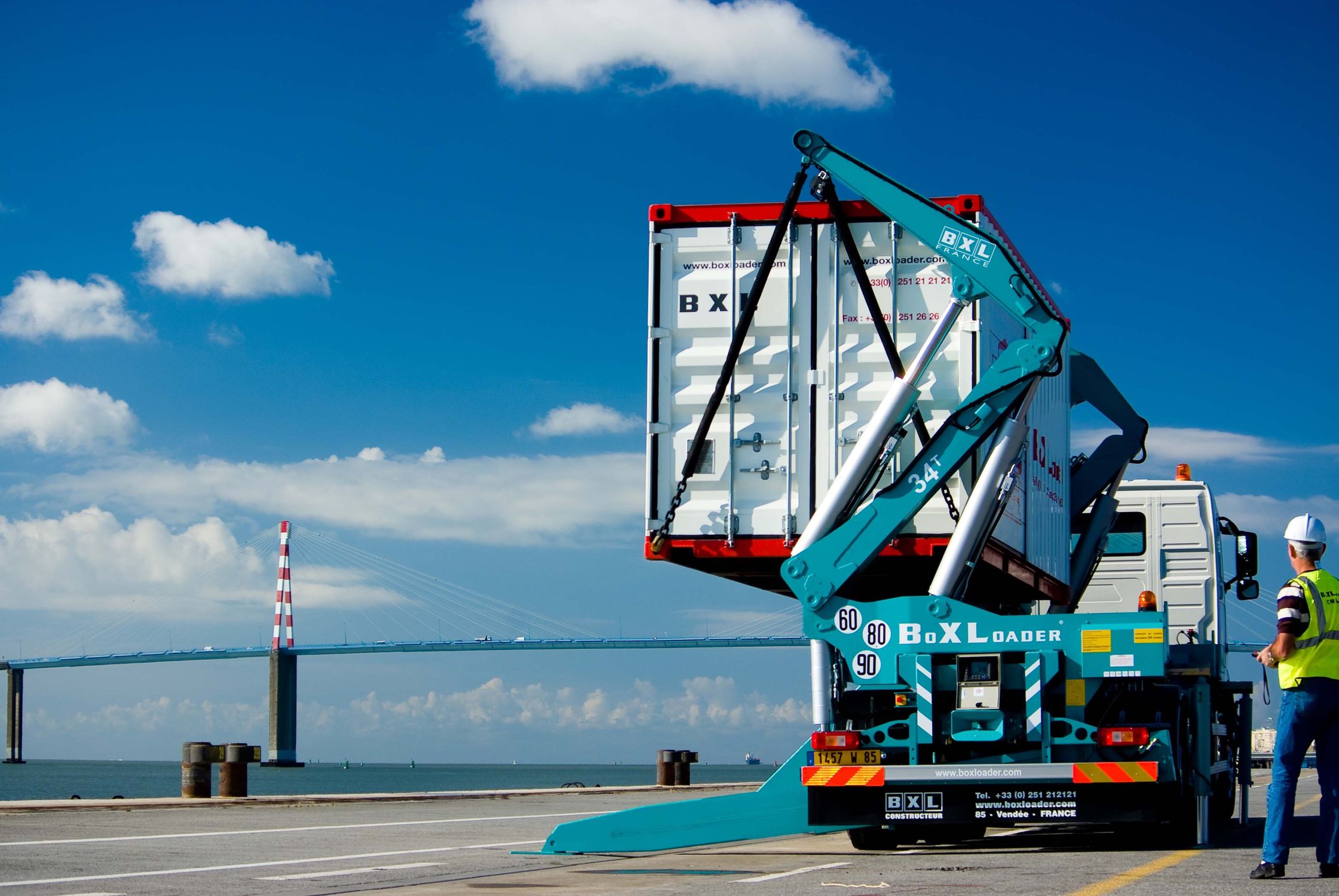 Rimorchio portacontainer - TMS - Boxloader - per terminale portuario ...