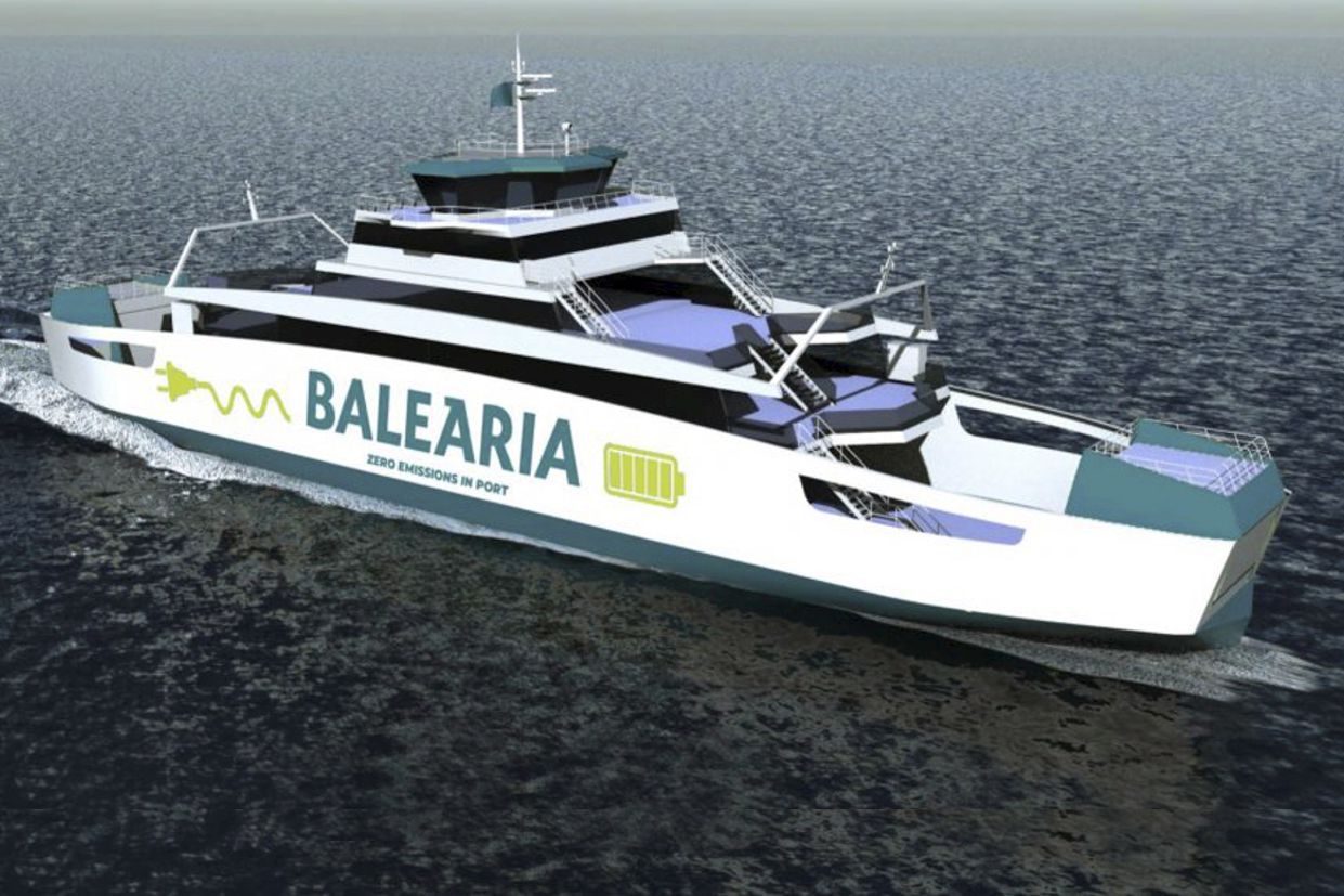 Traghetto passeggeri Ro-Pax - Balearia - Armon Shipyards - ibrido