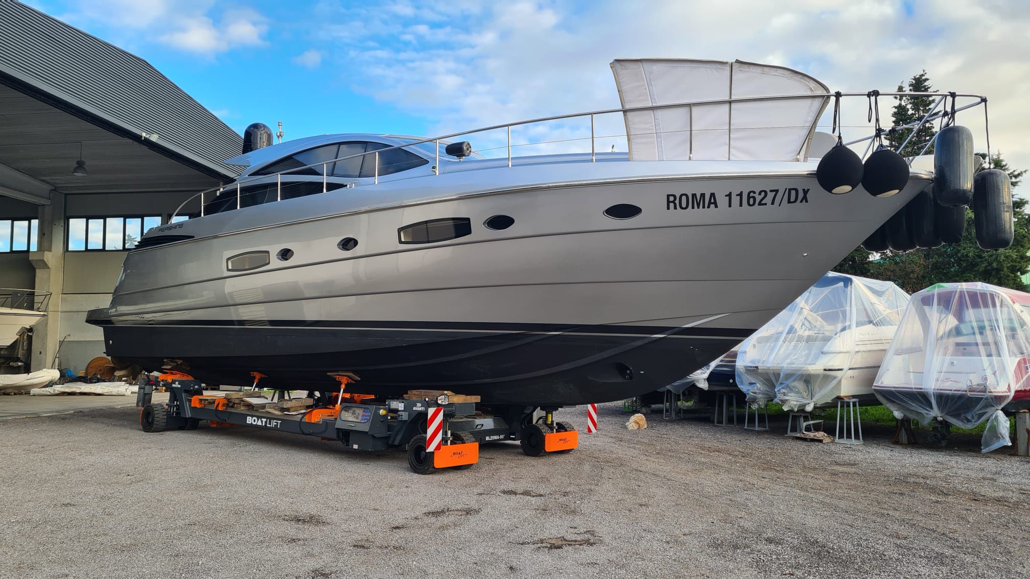 Carrello per movimentazione - BL25MA-90°DSC - BOAT LIFT - per barca