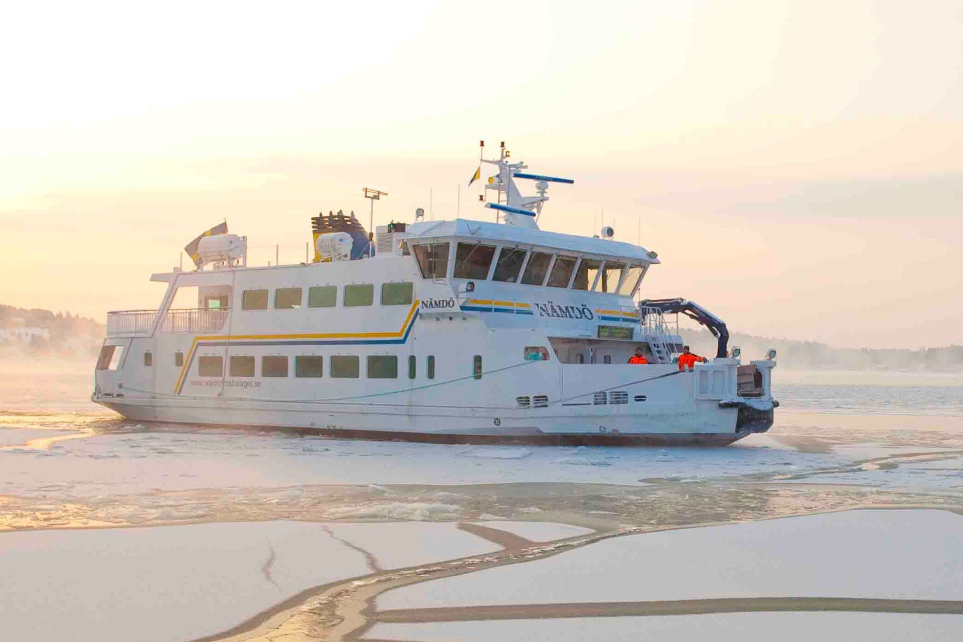 Traghetto passeggeri di acciaio - Nämdö - UKI Workboat - ice-class