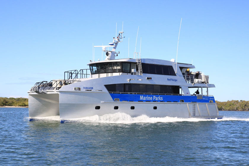 Patrol boat - Reef Ranger - Incat Crowther - catamarano / entrobordo ...