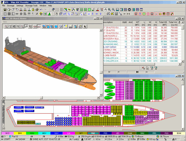 Software di carico - Autoship, Coastdesign Norway AS - per nave Ro-Ro