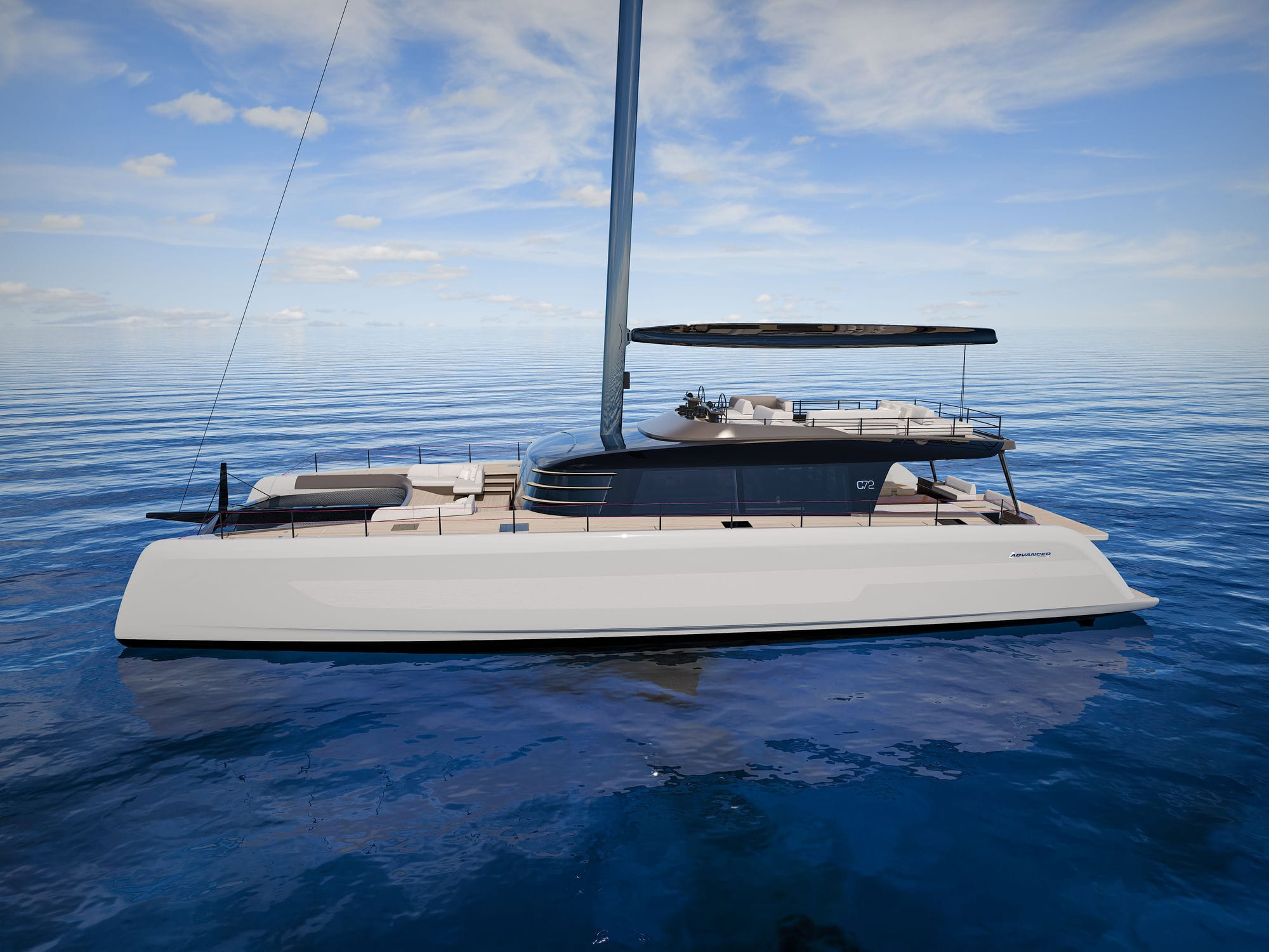 Catamarano - AC72 - Advanced Yachts - da crociera