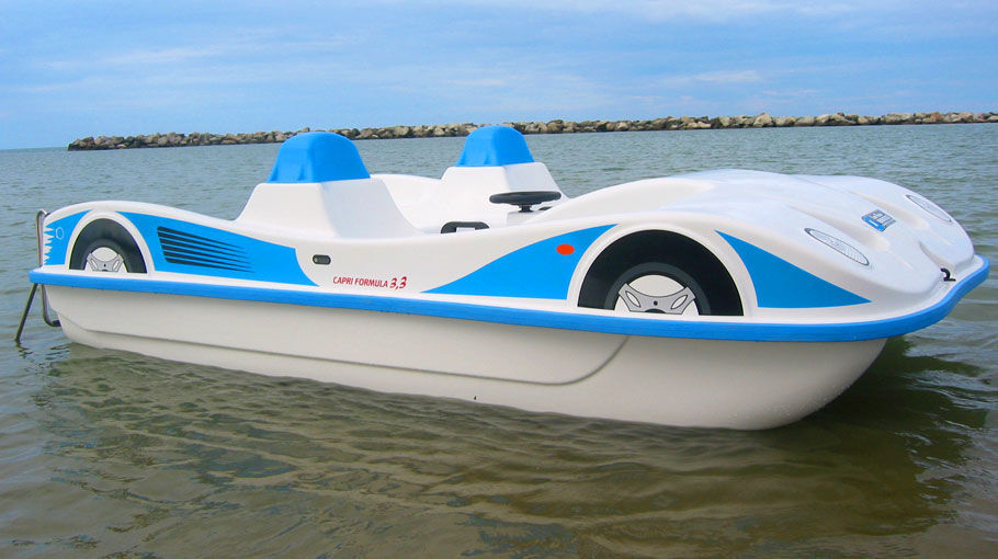 Pedalò 4 posti - CAPRI FORMULA 3.3 - AQUABLUE - in poliestere / blu ...