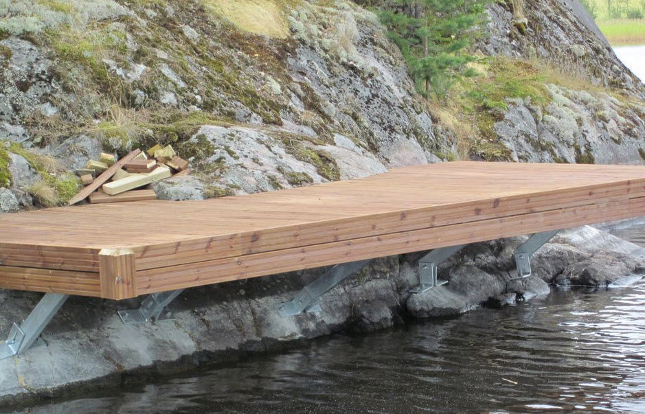 Pontile di ormeggio - 020900 - A-Laiturit - per marina / in legno