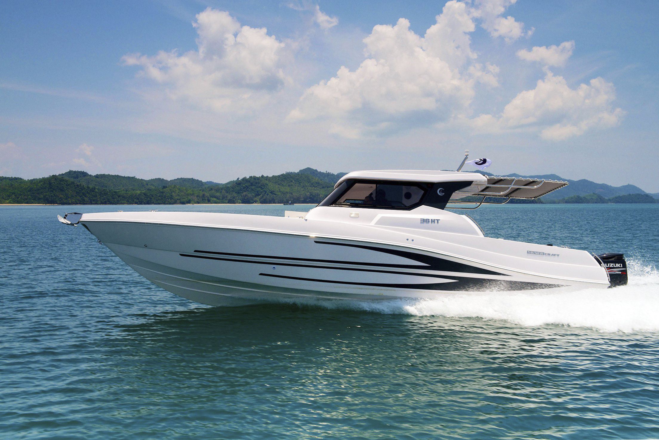 Barca open fuoribordo - Silver Craft 36HT - SMART OWN - bimotore / hard ...