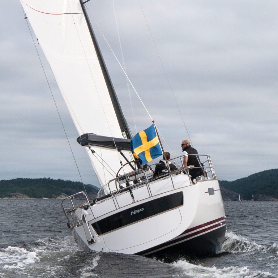 Barca a vela da crociera - N451 CC - Najad - con 3 cabine / con bompresso / con doppio timone a ...