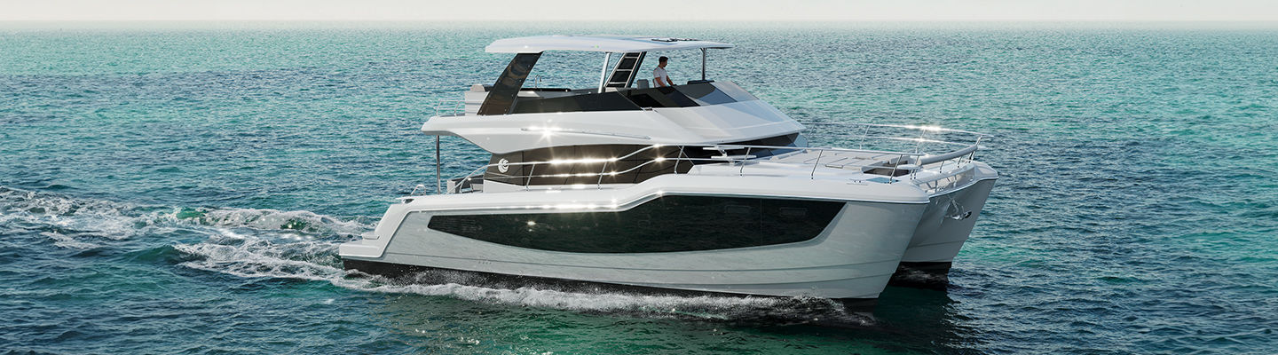 Motor-yacht catamarano a motore - 50 - AQUILA POWER CATAMARANS - da ...