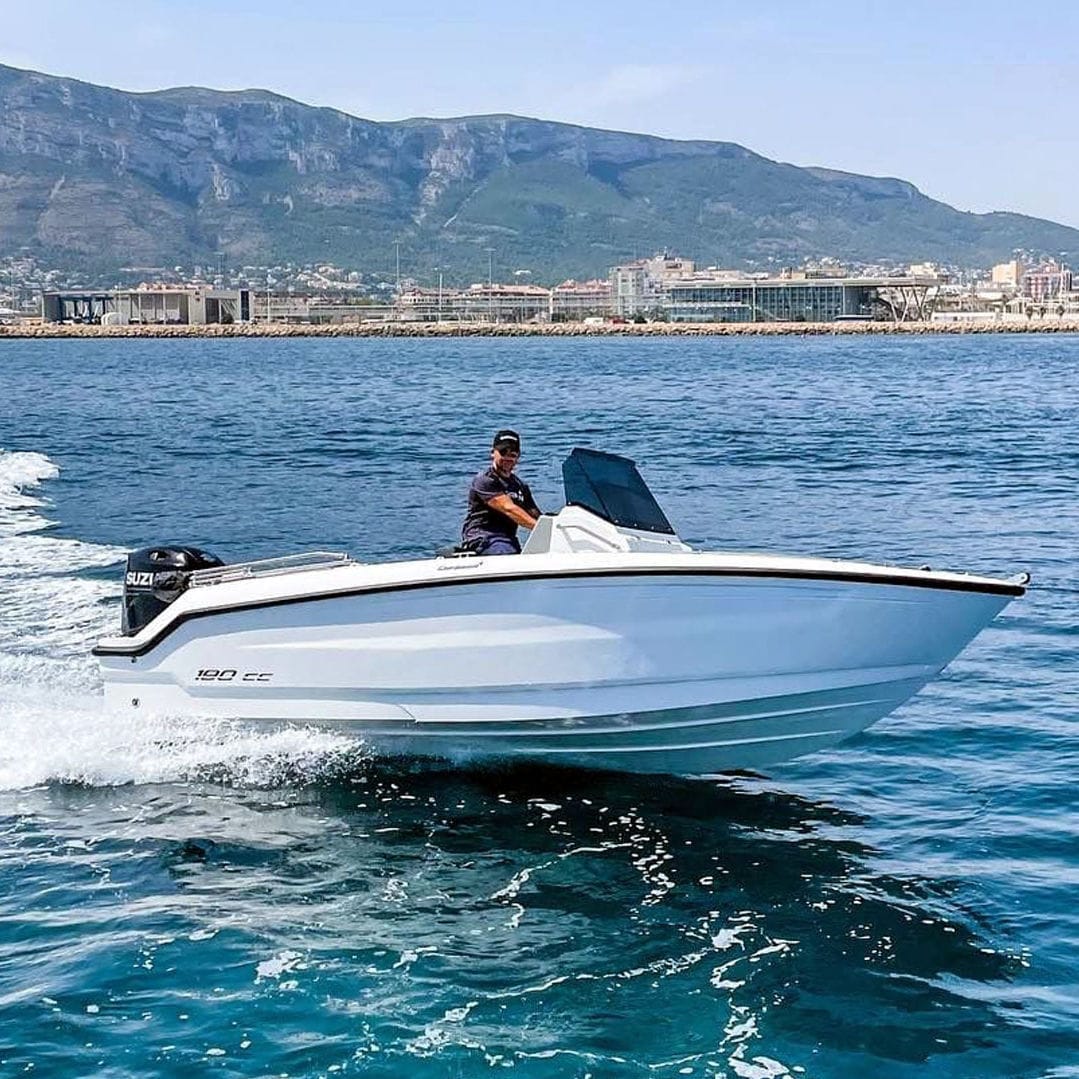 Barca open fuoribordo - 190cc - Compass Boats - con console centrale ...