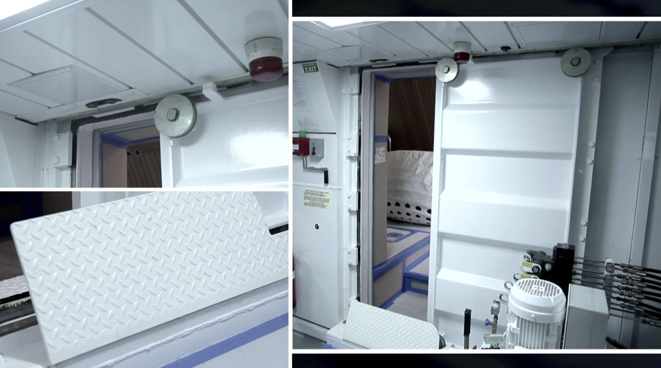 Porta per yacht - SeaNet Group - per nave / scorrevole / a tenuta stagna