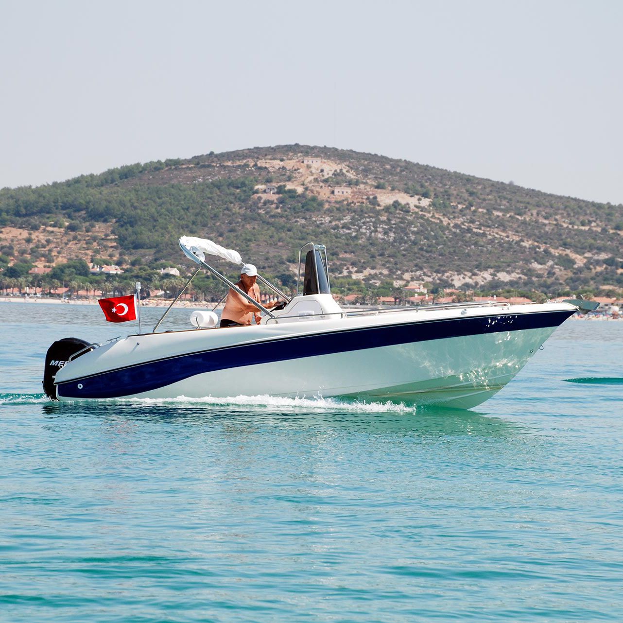Barca open fuoribordo - FISHER 21 - MERCAN YACHTING - con console ...