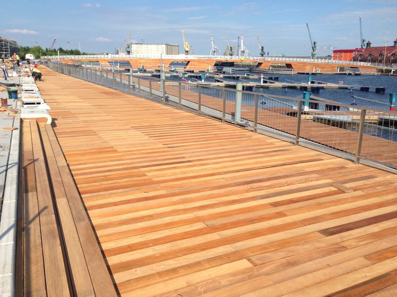 Pontile galleggiante - PONTECH - di ormeggio / per marina / legno