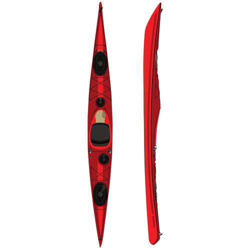 Kayak rigido - Beaufort - Skim Kayaks - per spedizione / da mare / per ...