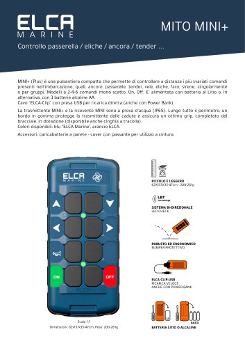 Tutti i cataloghi e le schede tecniche ELCA Radiocomandi